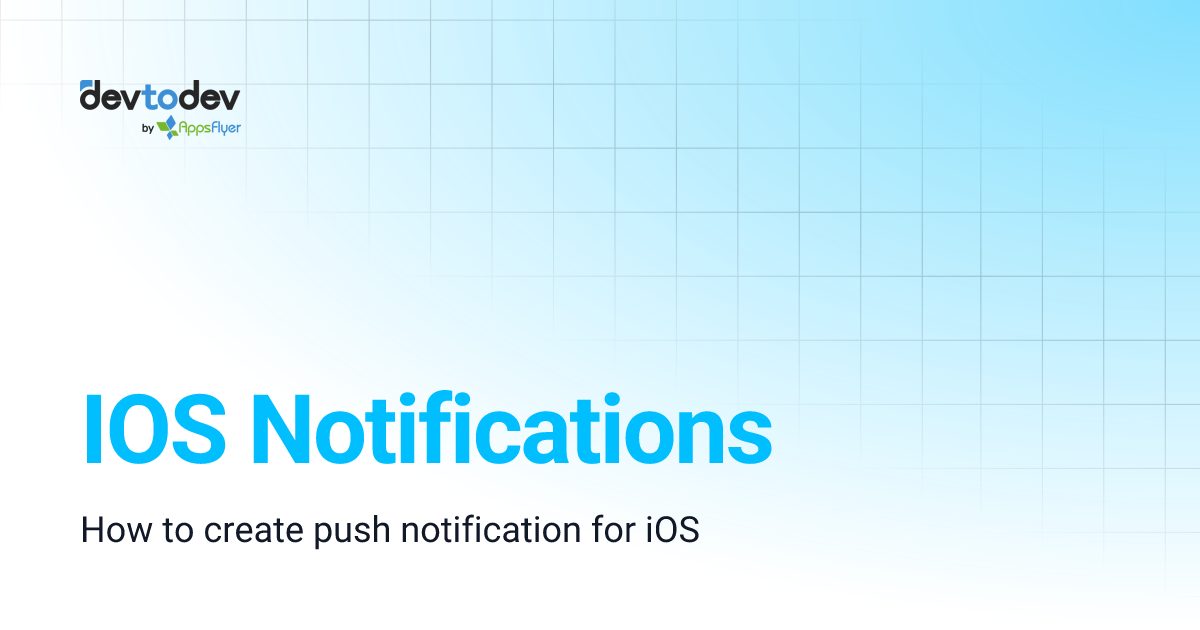 IOS Notifications | Documentation | devtodev