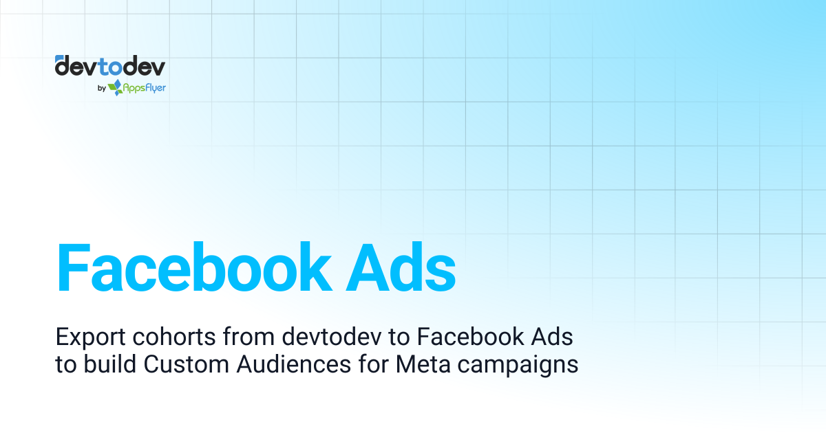 Facebook Ads | Documentation | devtodev