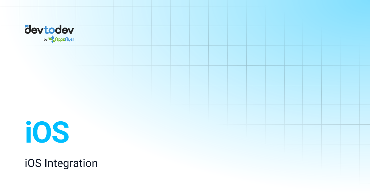 iOS | Documentation | devtodev