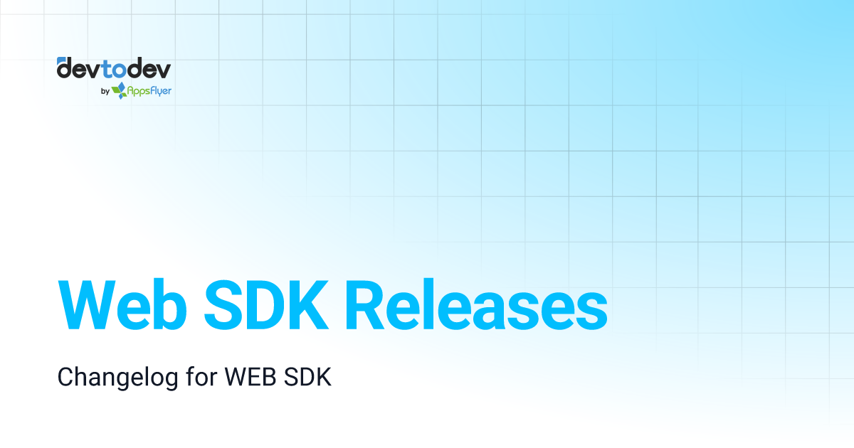 Web Sdk Releases Documentation Devtodev