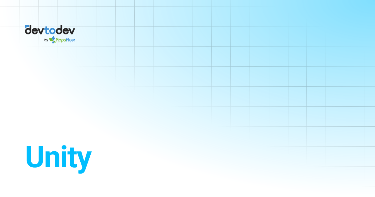 Unity | Documentation | devtodev