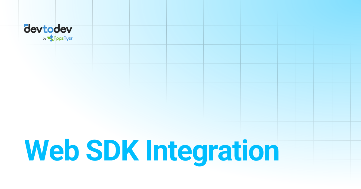 Web Sdk Integration Documentation Devtodev
